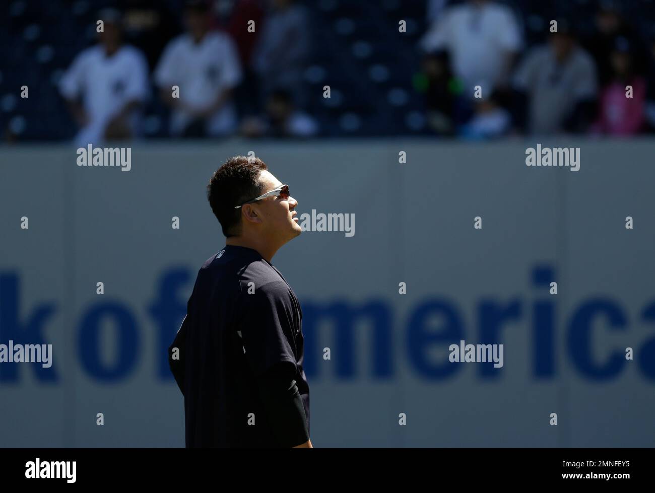 New York Yankees starting pitcher Masahiro Tanaka before the game ...