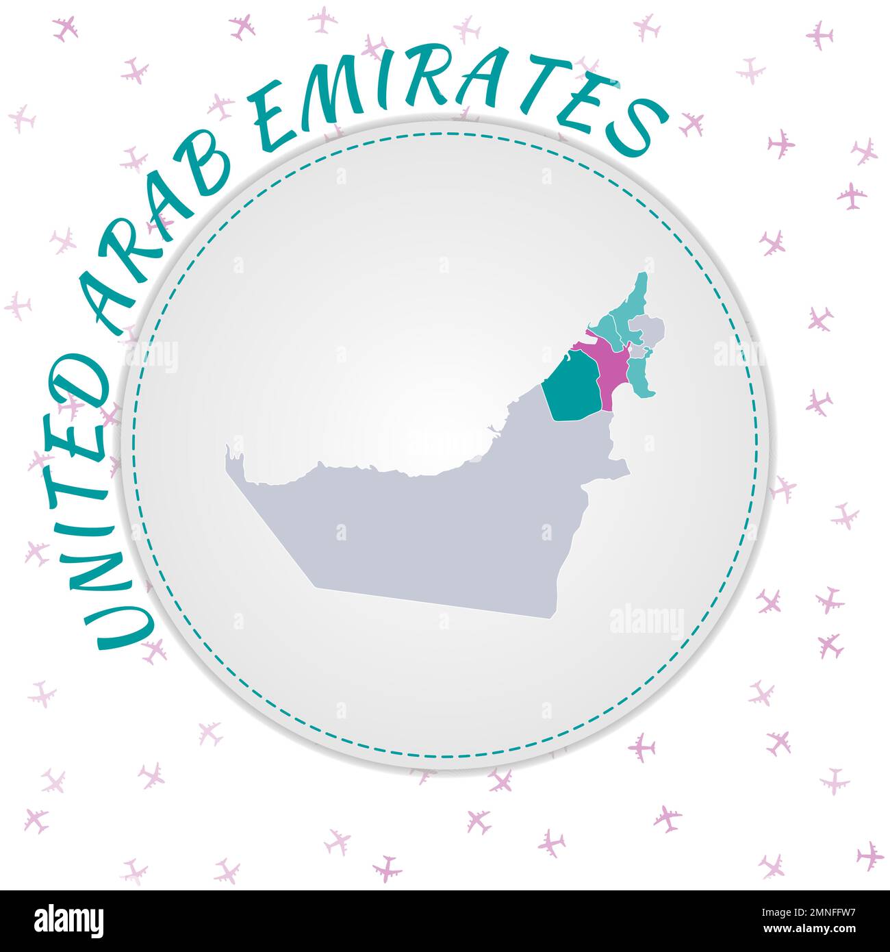 Uae map hi-res stock photography and images - Alamy