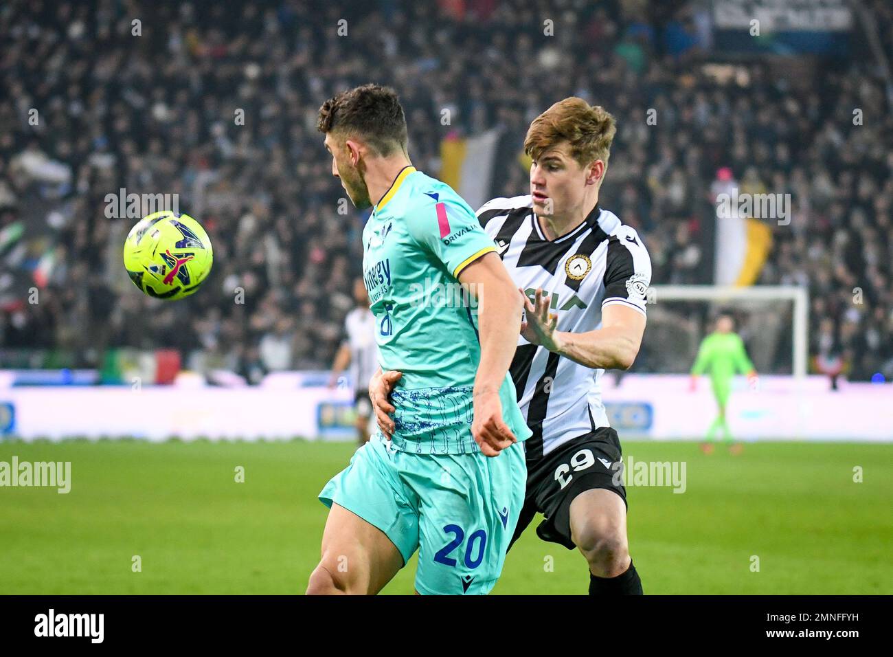 Friuli - Dacia Arena stadium, Udine, Italy, January 30, 2023, Verona's ...