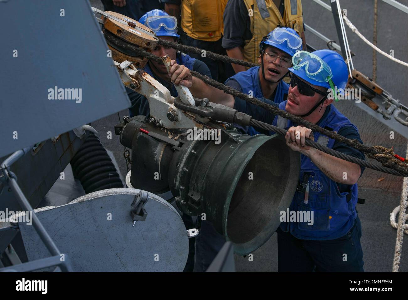 SOUTH CHINA SEA (Oct. 2, 2022) Boatswain’s Mate Seaman Conor Dickens ...