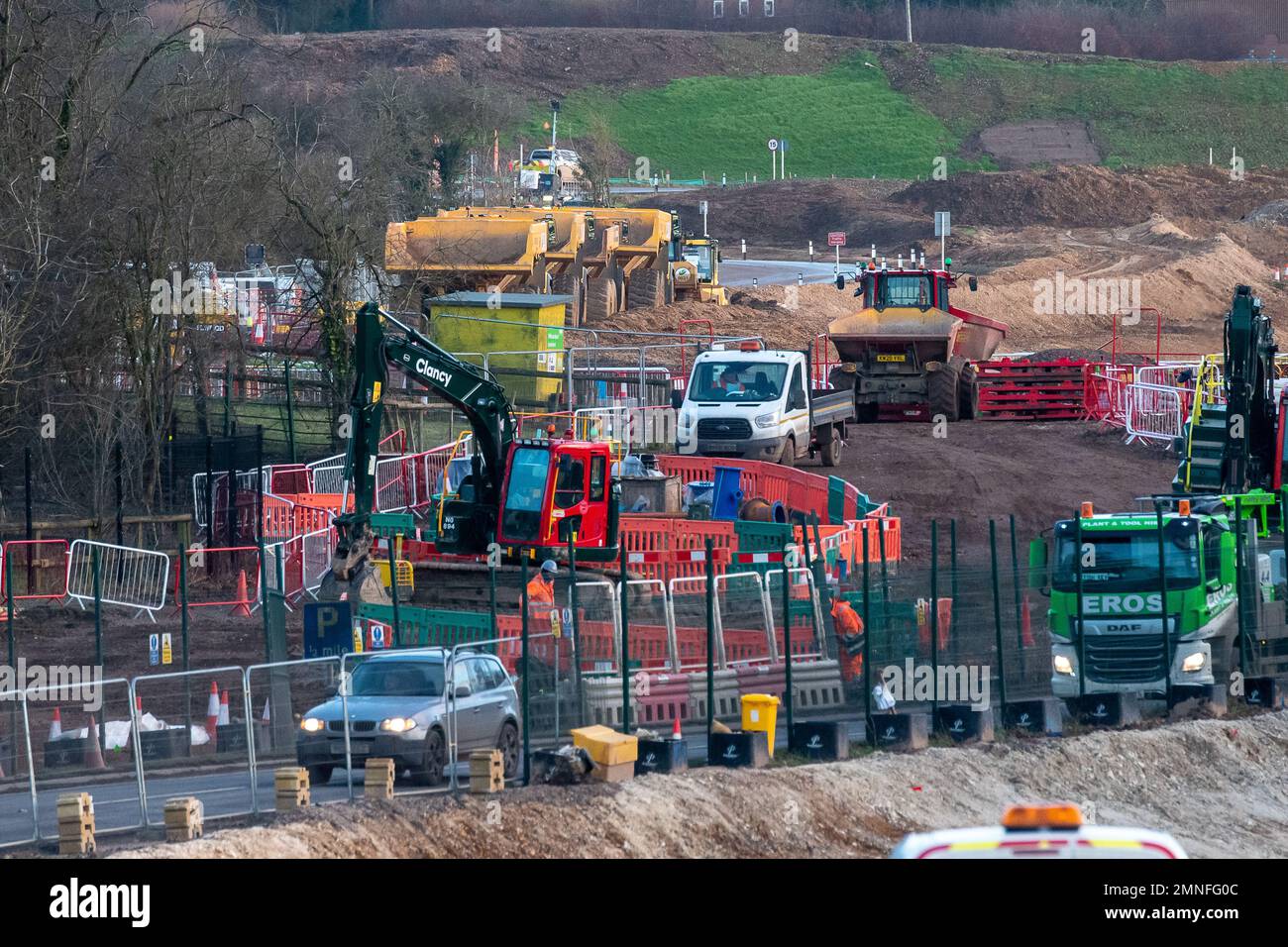 Wendover, Buckinghamshire, UK. 30th January, 2023. Commuters on the ...