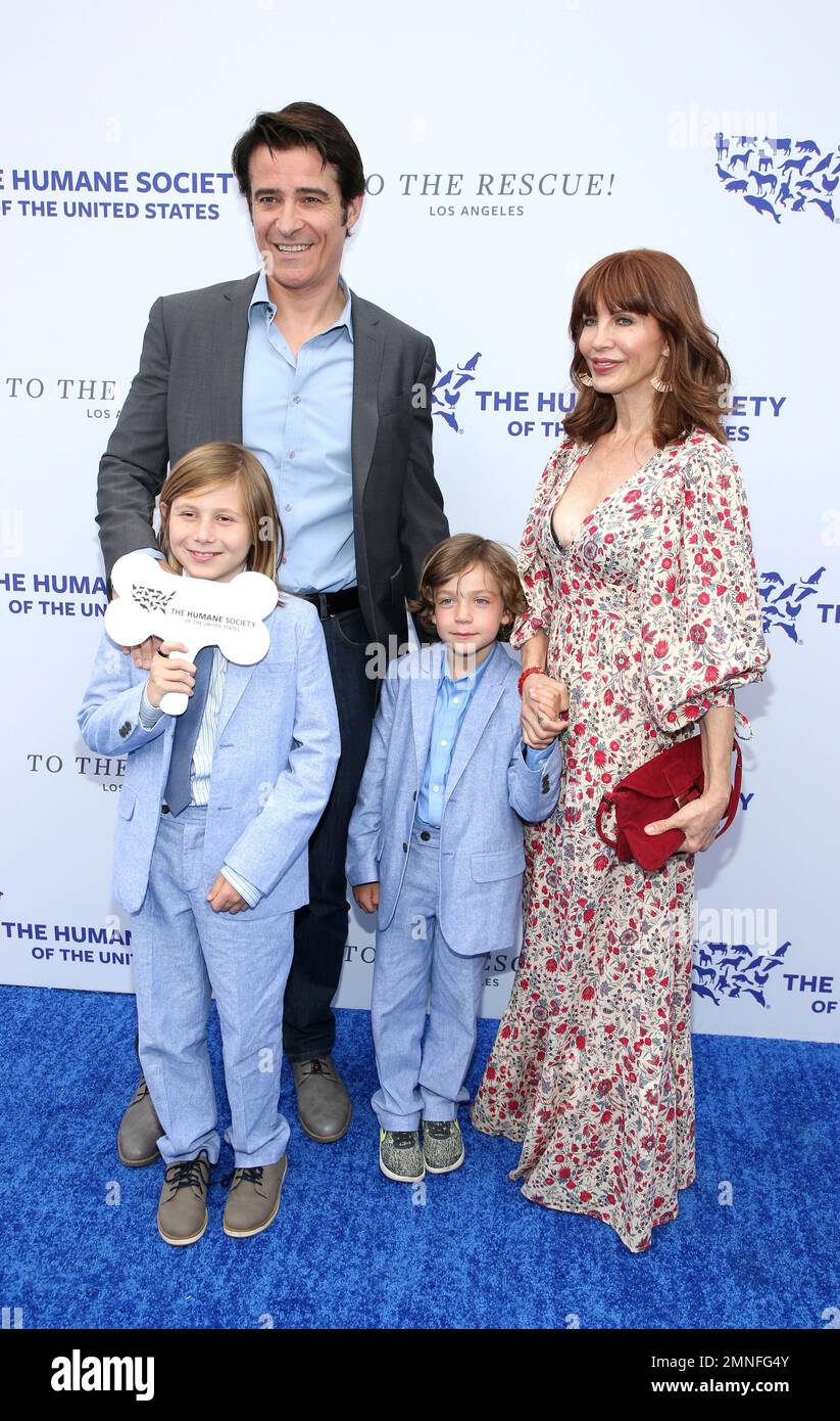 Goran Visnjic, from left, Vigo Visnjic, Tin Visnjic and Eva Visnjic ...