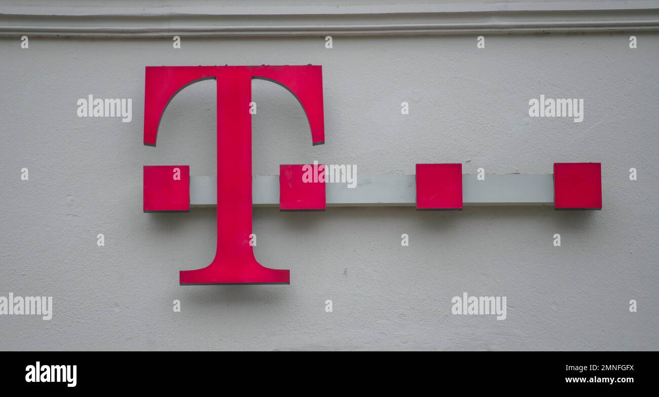 Logo Telekom, Germany Stock Photo - Alamy
