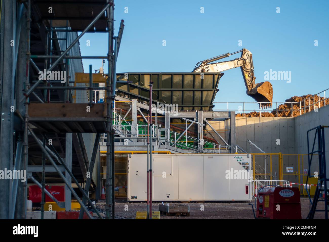 Wendover, Buckinghamshire, UK. 30th January, 2023. HS2 construction ...
