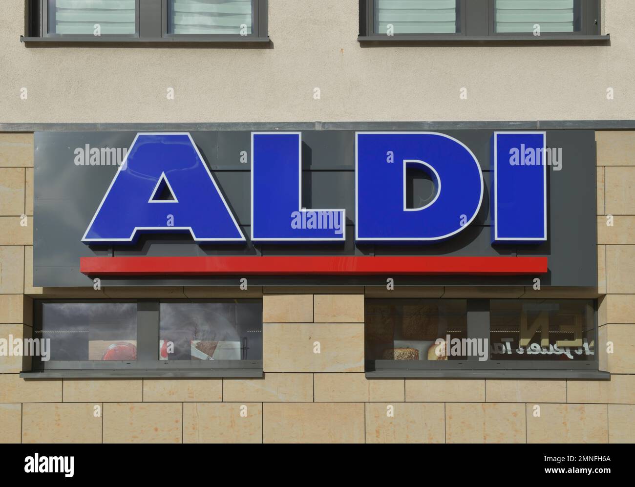 Logo ALDI North, Kleinmachnow, Brandenburg, Germany Stock Photo - Alamy