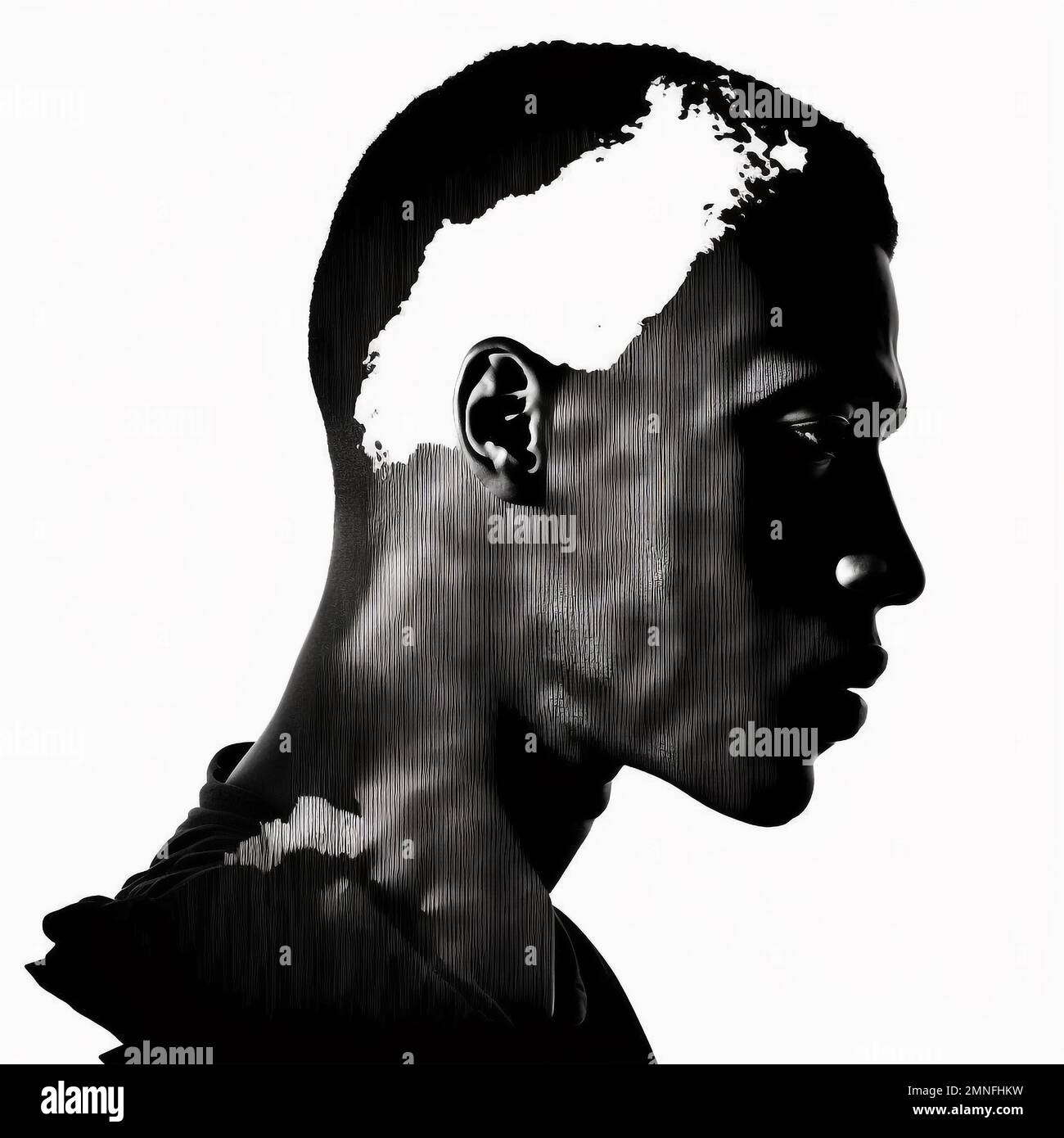 African American Man Silhouette