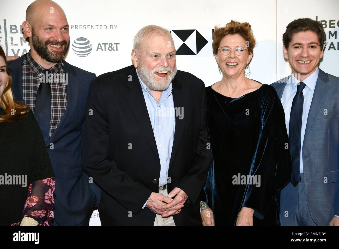Actors Corey Stoll, left, Brian Dennehy, Annette Bening and Michael ...