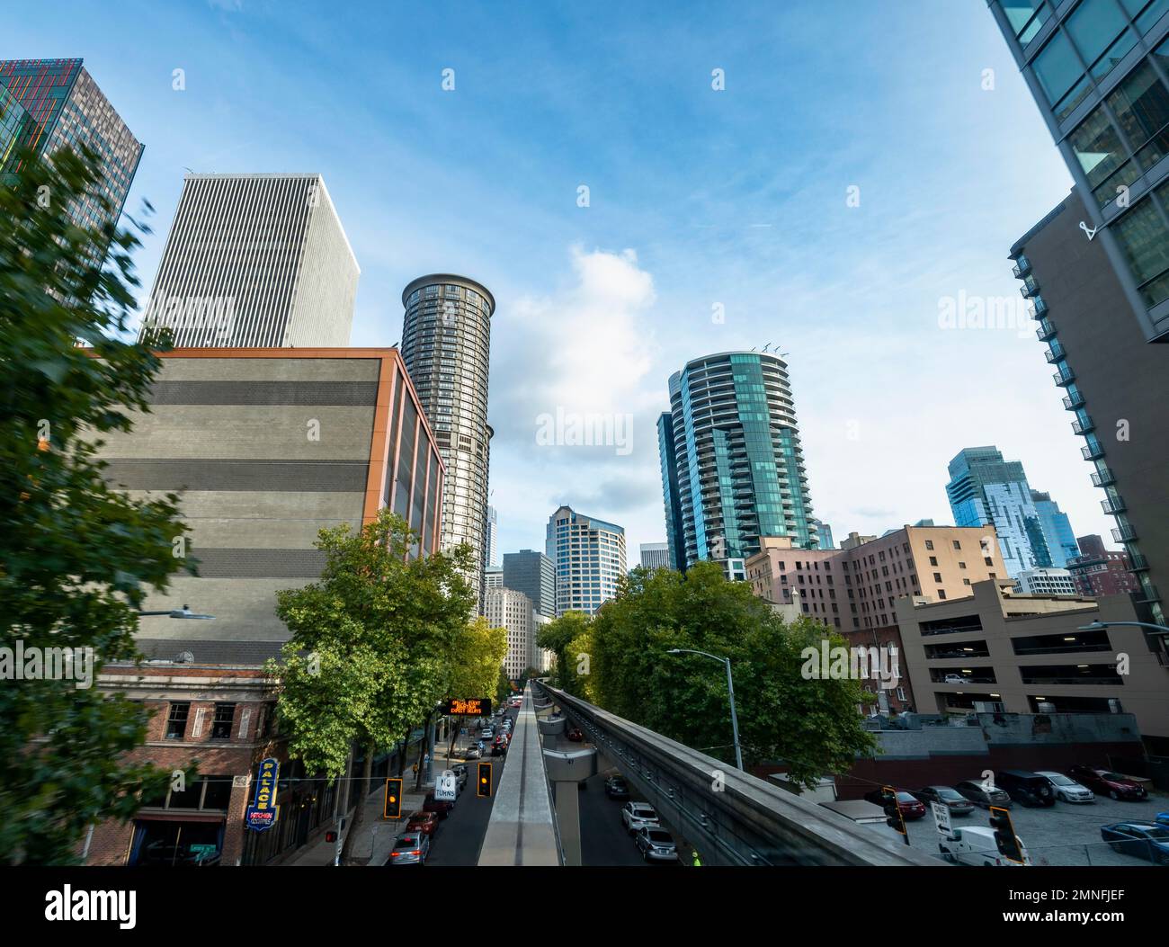 Monorail seattle high hi-res stock photography and images - Alamy