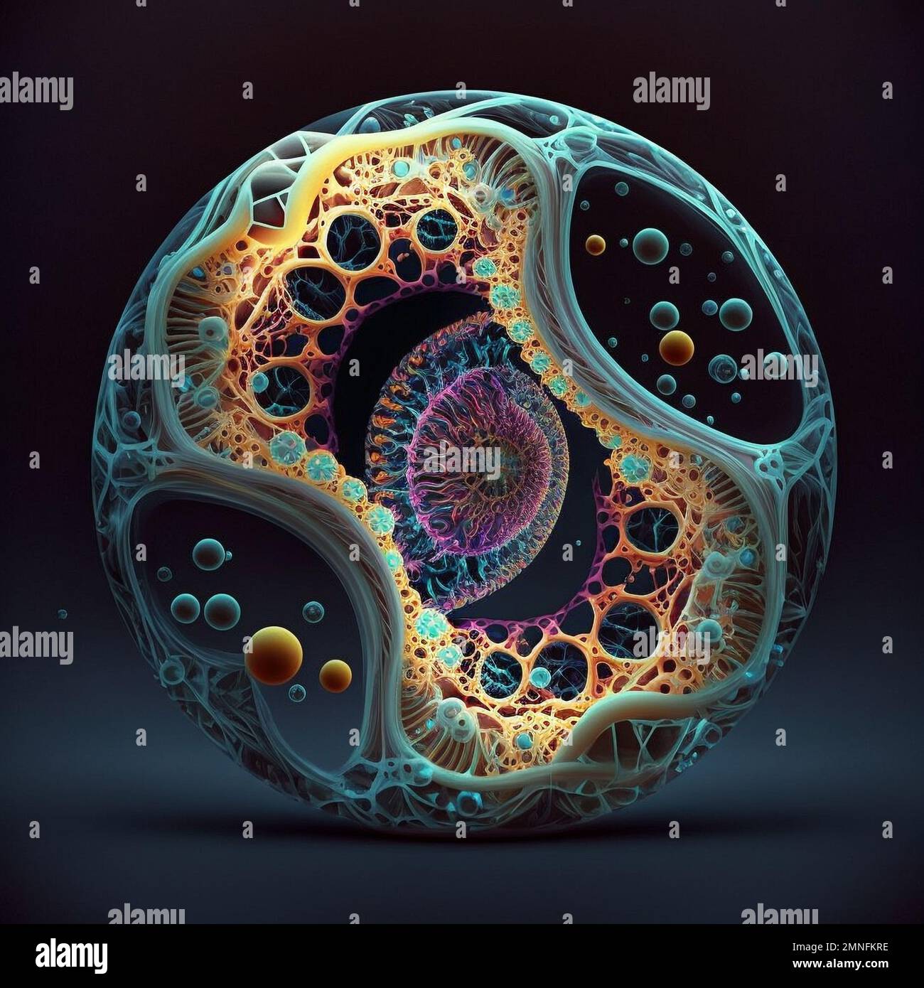 DNA Futuristic digital background, Abstract background for Science and ...