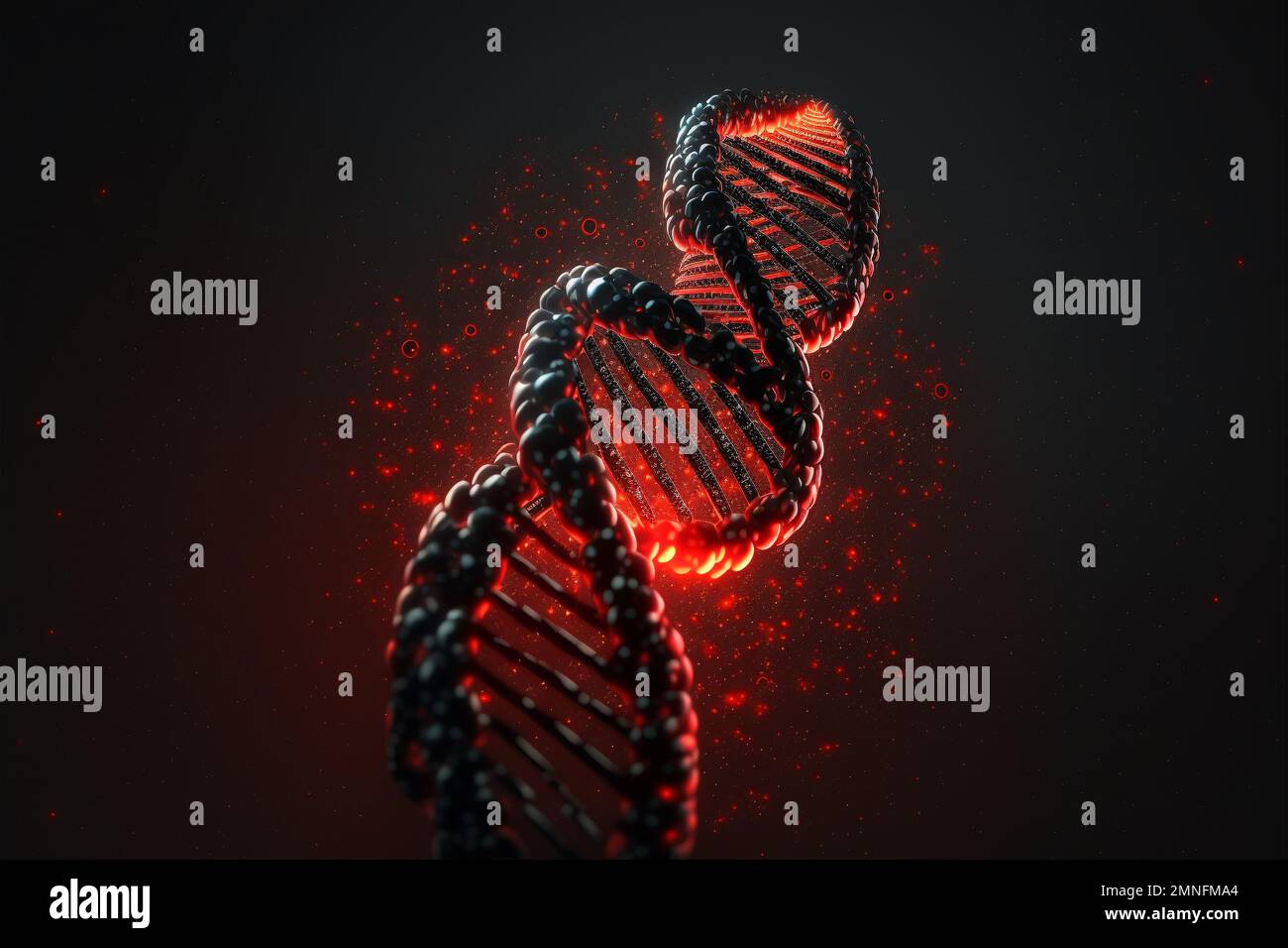 DNA Futuristic digital background, Abstract background for Science and ...