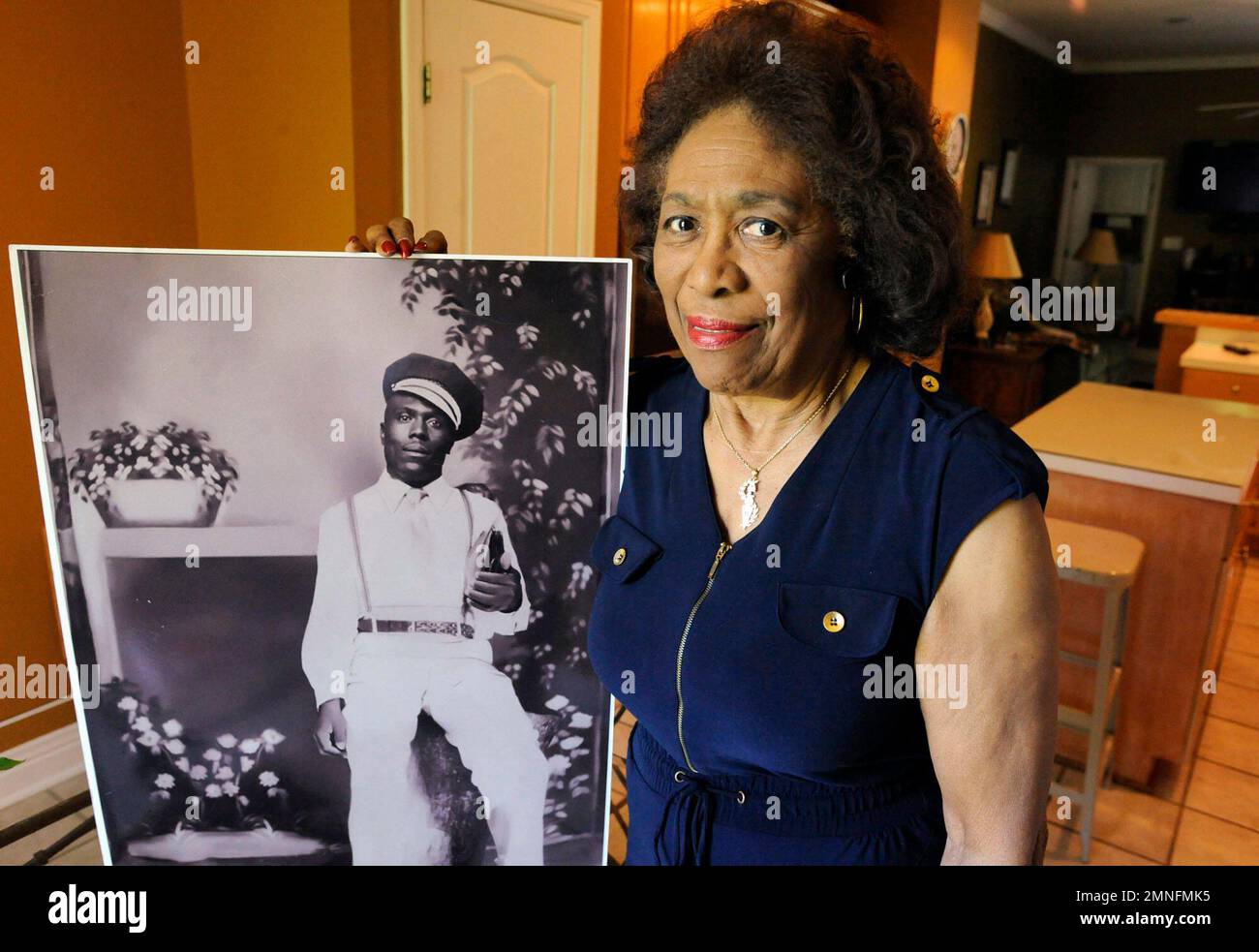 In this Wednesday, April 18, 2018 photo, Josephine Bolling McCall poses ...