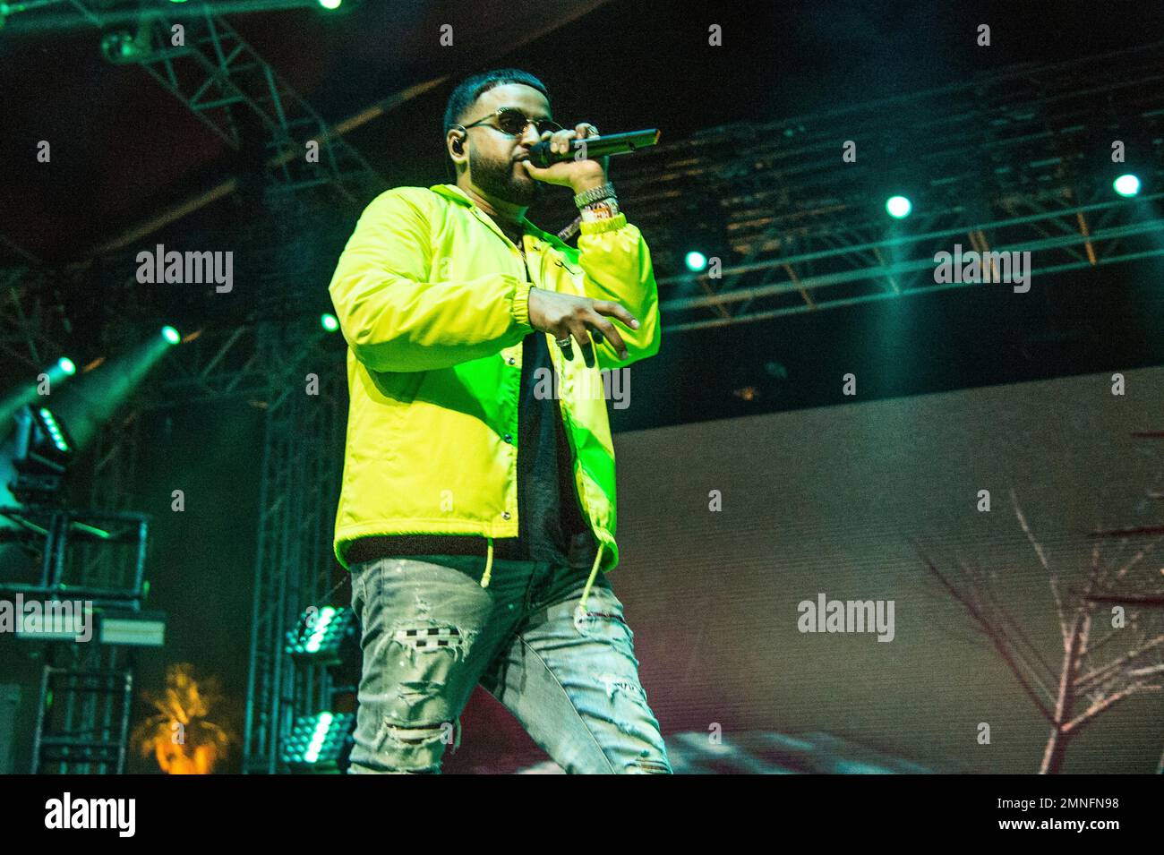 Nav performs with Belly at the Coachella Music & Arts Festival at the ...