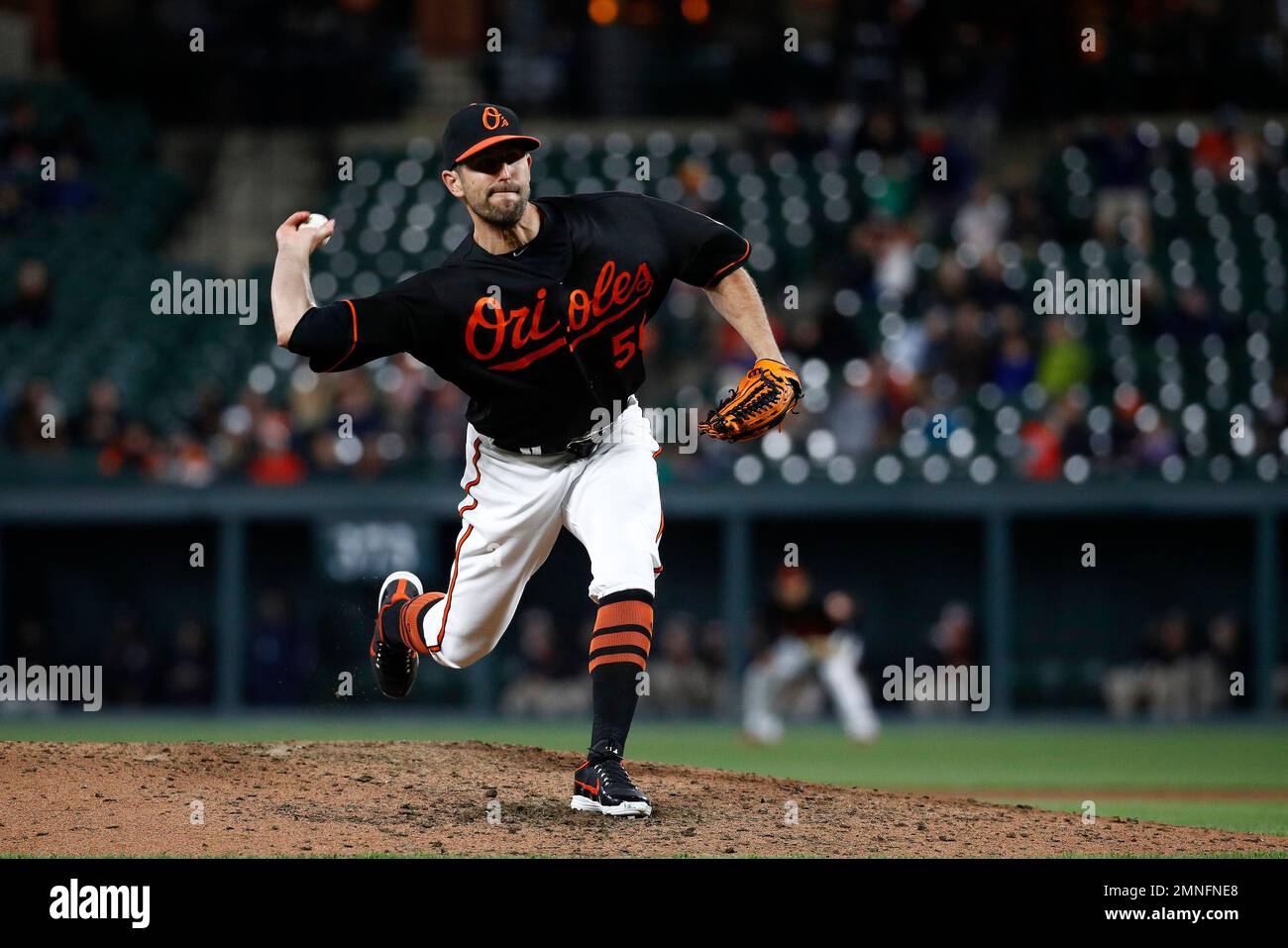Baltimore Orioles relief pitcher Darren O'Day throws to the Cleveland ...