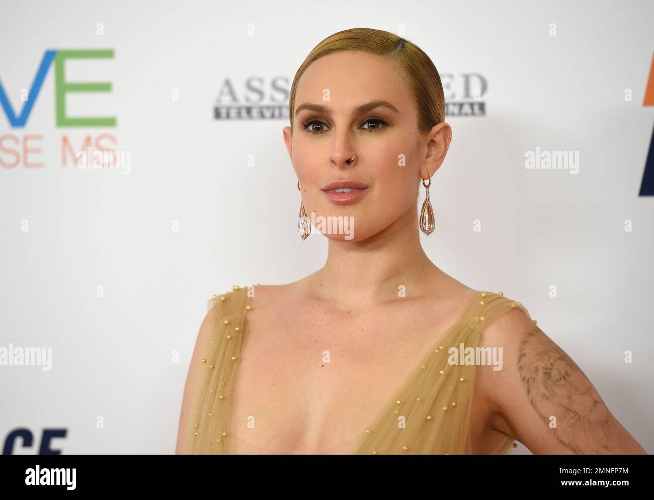 Rumer Willis arrives at the 25th annual Race to Erase MS Gala at The Beverly Hilton hotel on ...