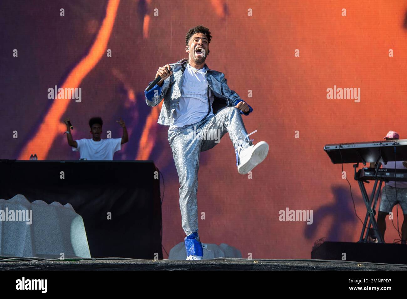 SuperDuperKyle performs at the Coachella Music & Arts Festival at the ...