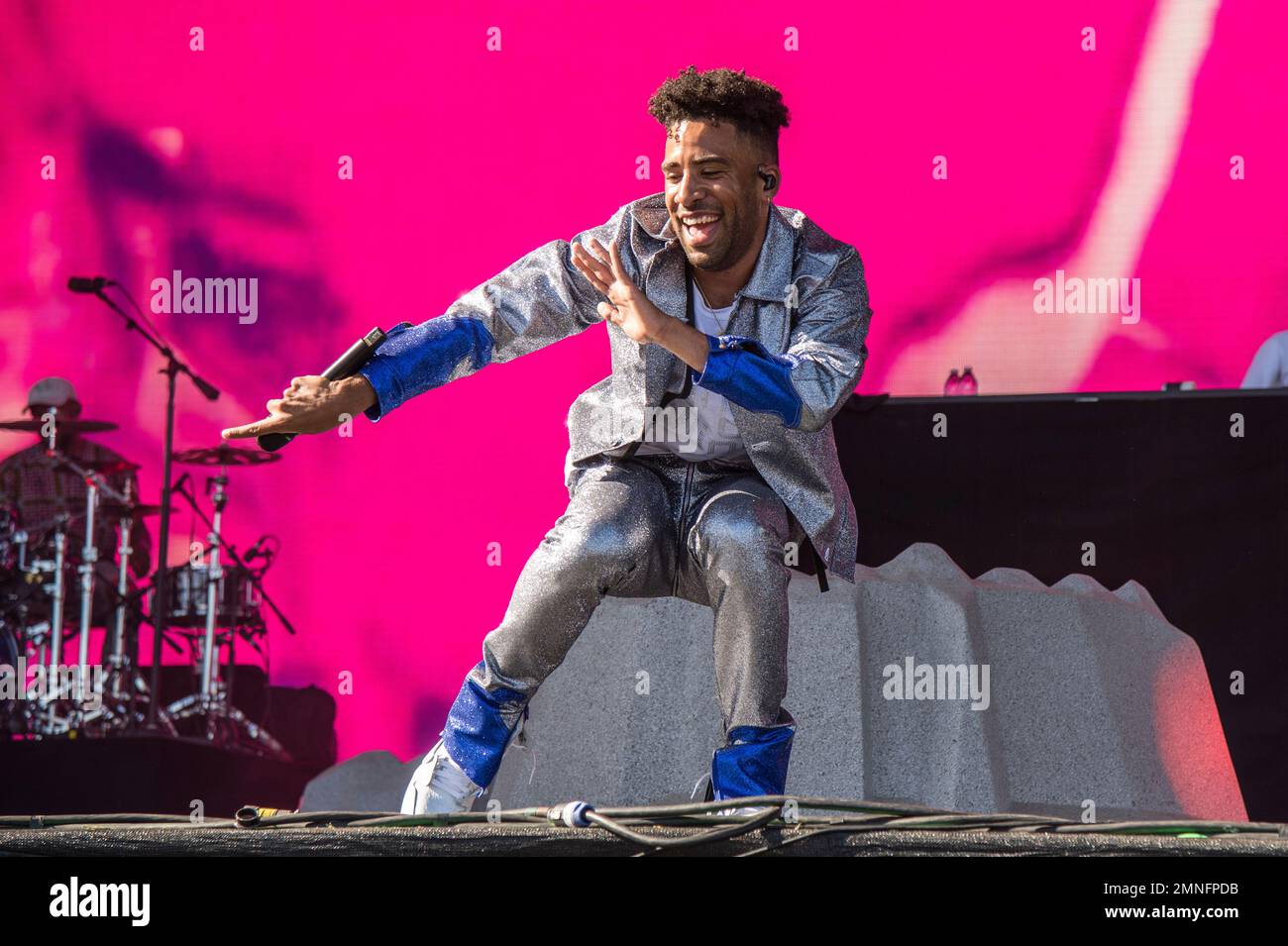 SuperDuperKyle performs at the Coachella Music & Arts Festival at the ...