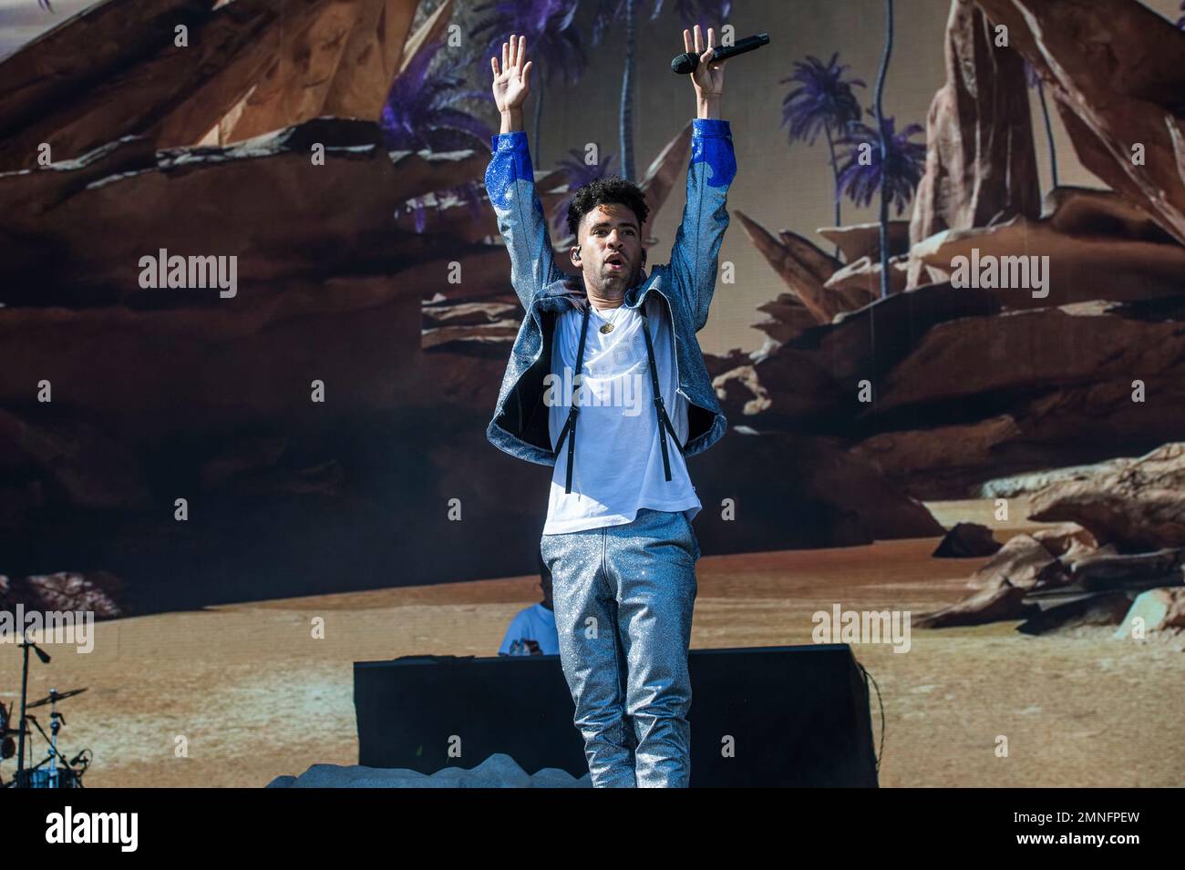 SuperDuperKyle performs at the Coachella Music & Arts Festival at the ...