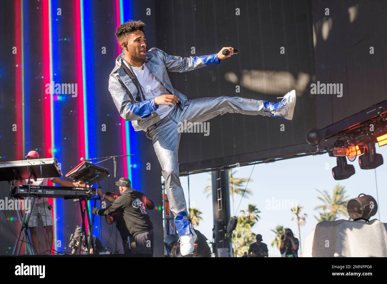 SuperDuperKyle performs at the Coachella Music & Arts Festival at the ...