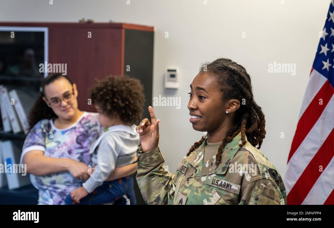 U.S. Army Soldier Staff Sgt. Smith gets promoted to Sergeant 1st Class ...