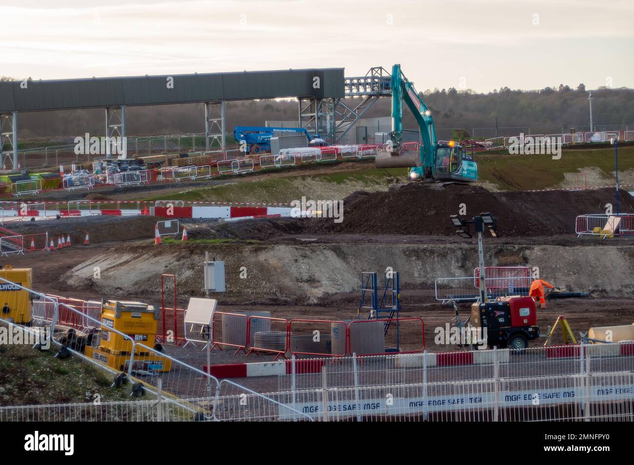Wendover, Buckinghamshire, UK. 30th January, 2023. A conveyor belt ...