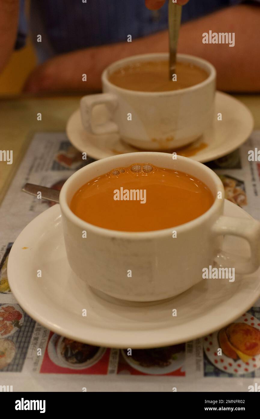 Hong kong tea coffee hi-res stock photography and images - Alamy