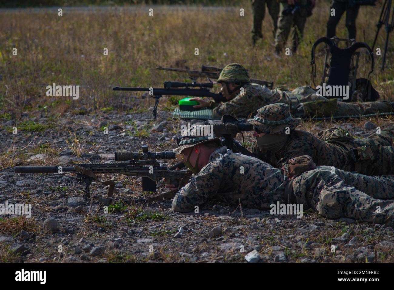 U.S. Marines with 3d Battalion, 3d Marines, 3d Marine Division, and ...