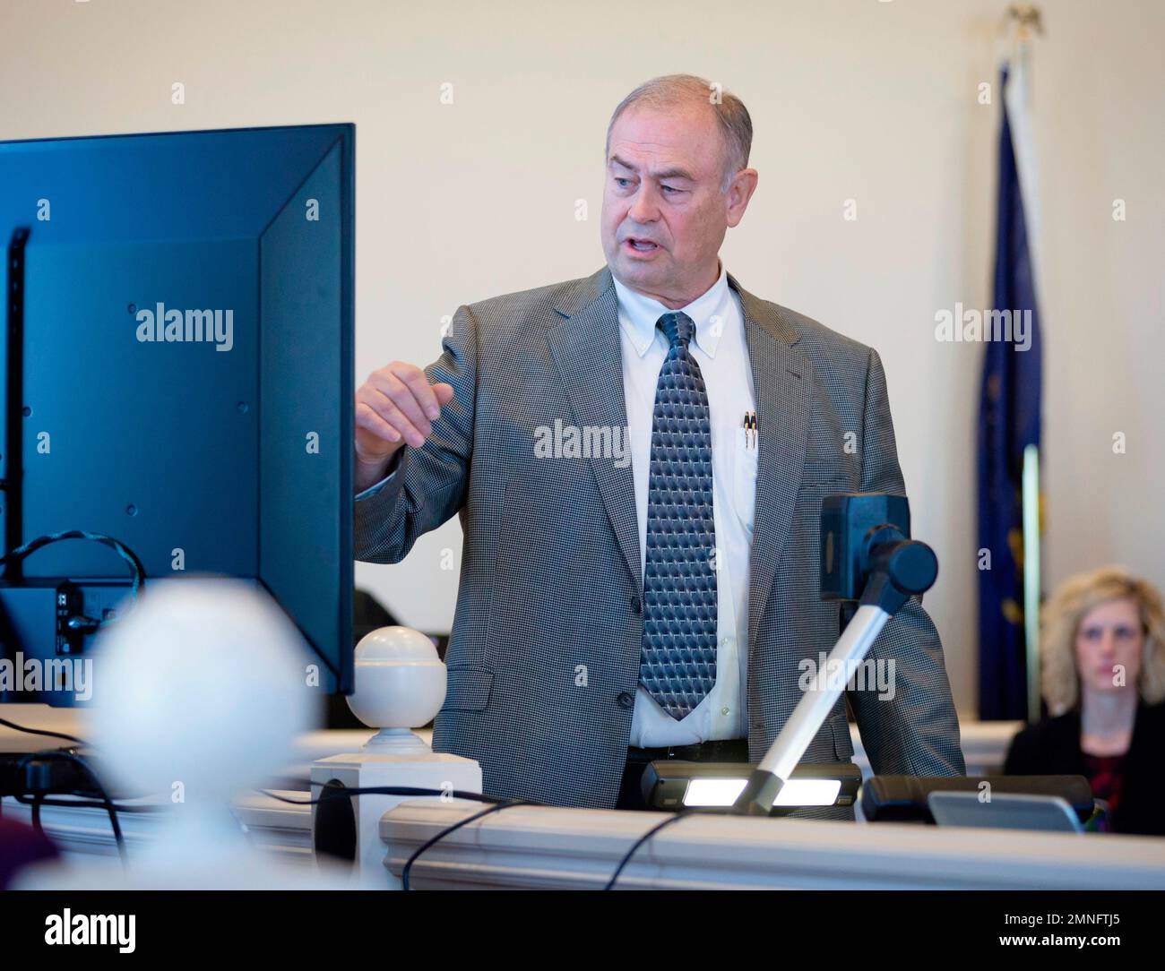 Convicted murderer Patrick Schroeder appears at his death penalty ...