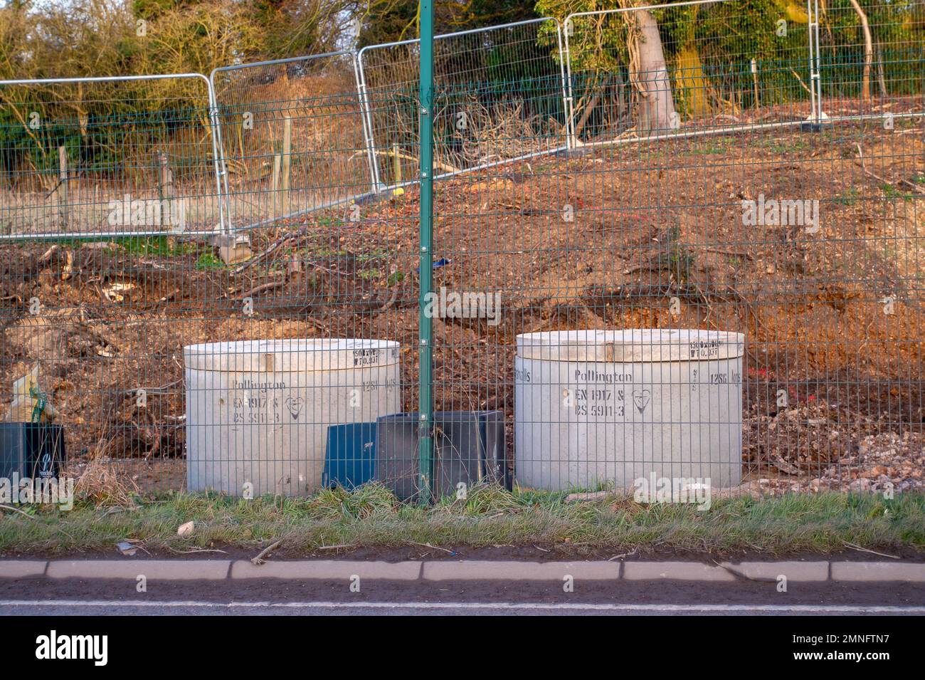 Wendover, Buckinghamshire, UK. 30th January, 2023. HS2 construction ...