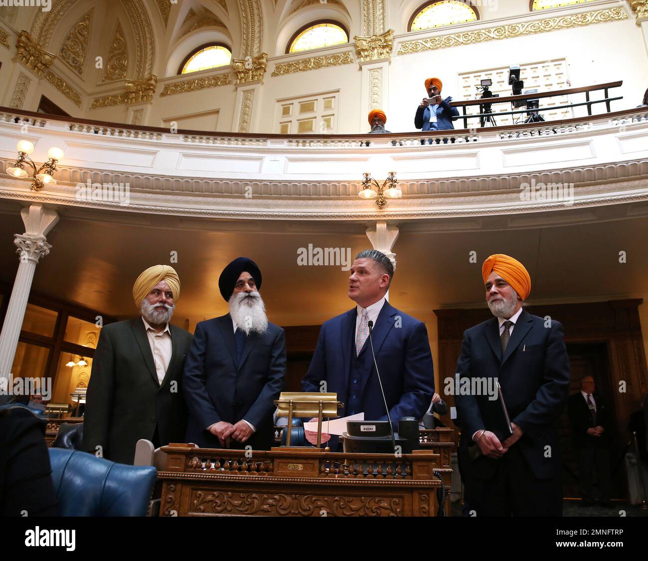 New Jersey Assemblyman Louis D. Greenwald, second right, D-Voorhees, N ...