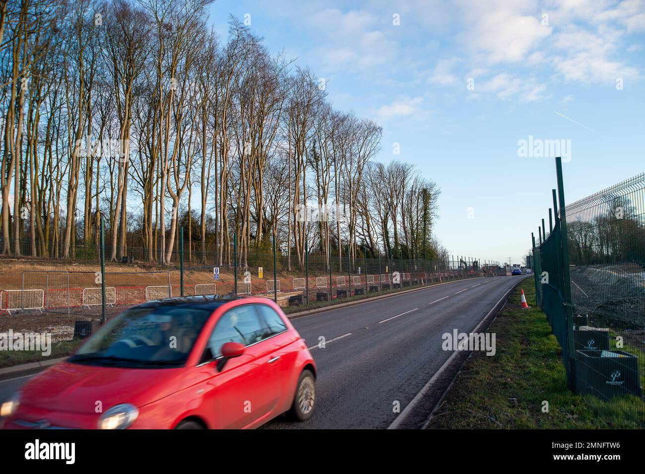 Wendover, Buckinghamshire, UK. 30th January, 2023. HS2 construction ...
