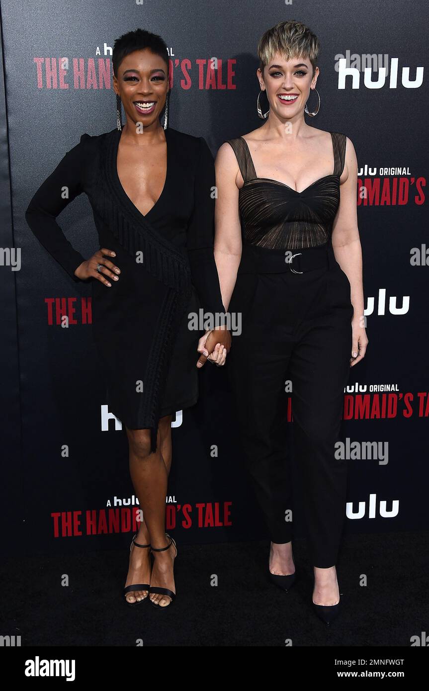 Cast member Samira Wiley and Lauren Morelli arrive at the Los Angeles ...