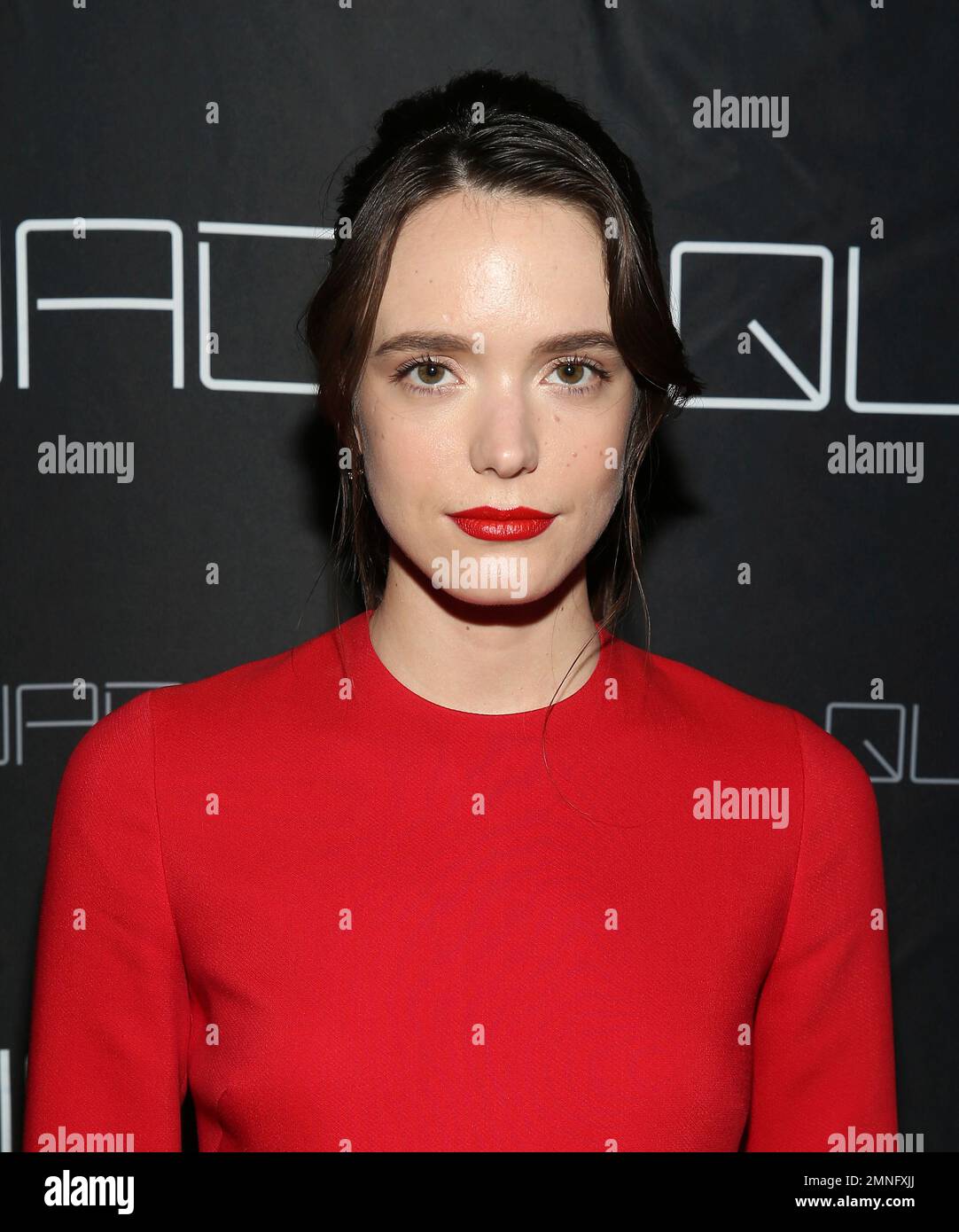 Actress Stacy Martin attends the premiere of "Godard Mon Amour" at the ...
