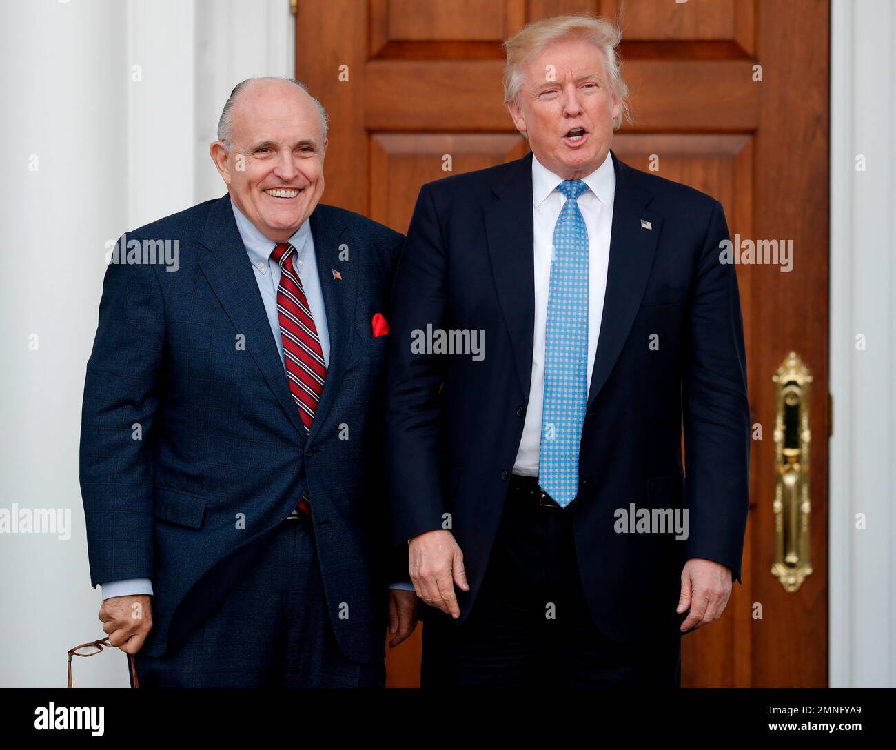 FILE - In this Nov. 20, 2016, file photo, then-President-elect Donald ...