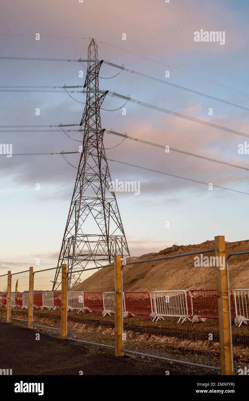 Wendover, Buckinghamshire, UK. 30th January, 2023. HS2 construction ...