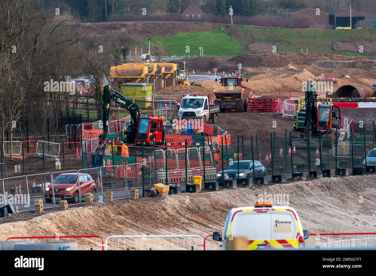 Wendover, Buckinghamshire, UK. 30th January, 2023. Commuters on the ...