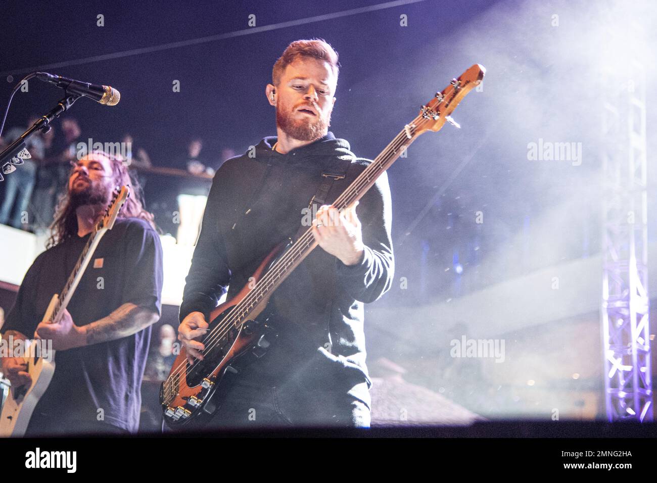 Chris Gaylord of Wage War performs on board the Carnival Magic during ...