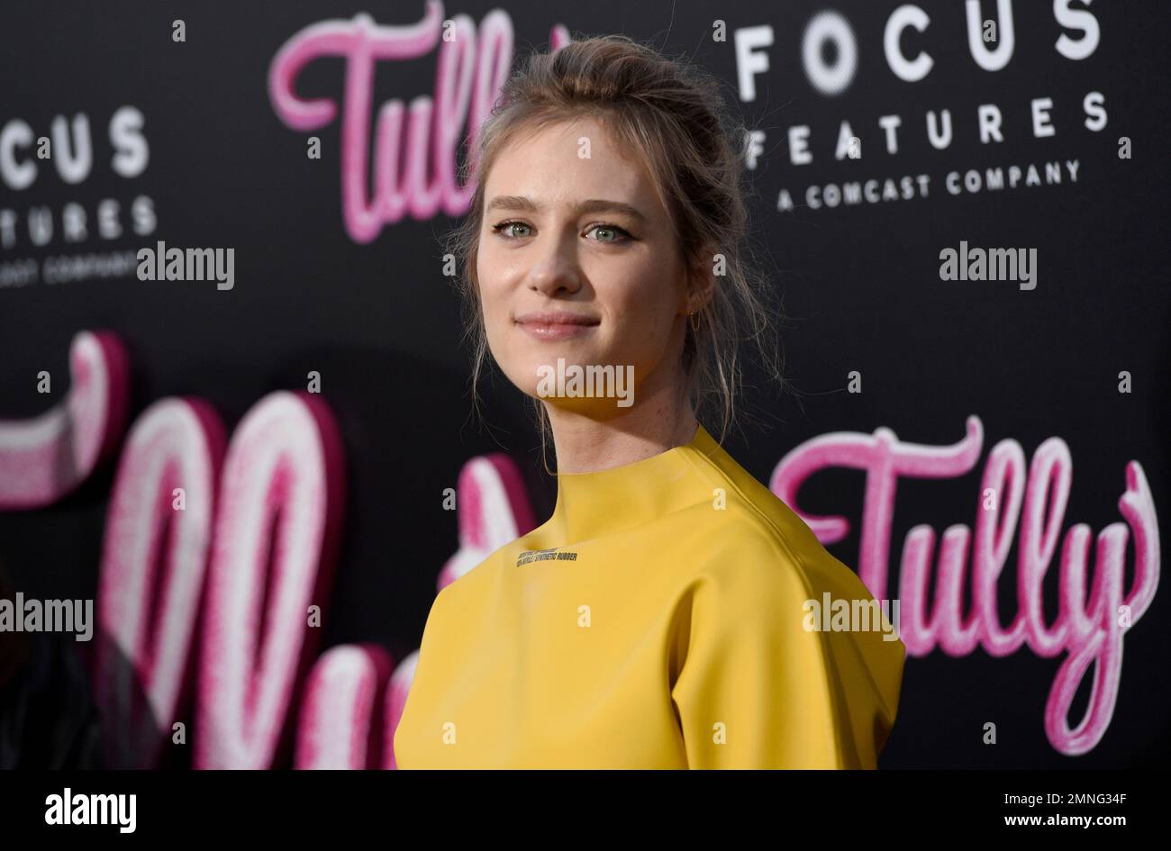 Mackenzie Davis arrives at the Los Angeles premiere of "Tully" at Regal ...