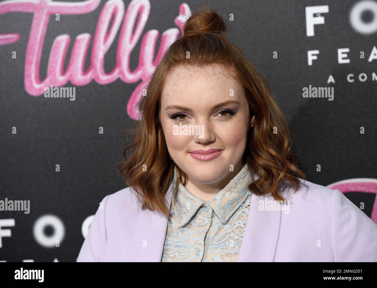 Shannon Purser arrives at the Los Angeles premiere of "Tully" at Regal ...