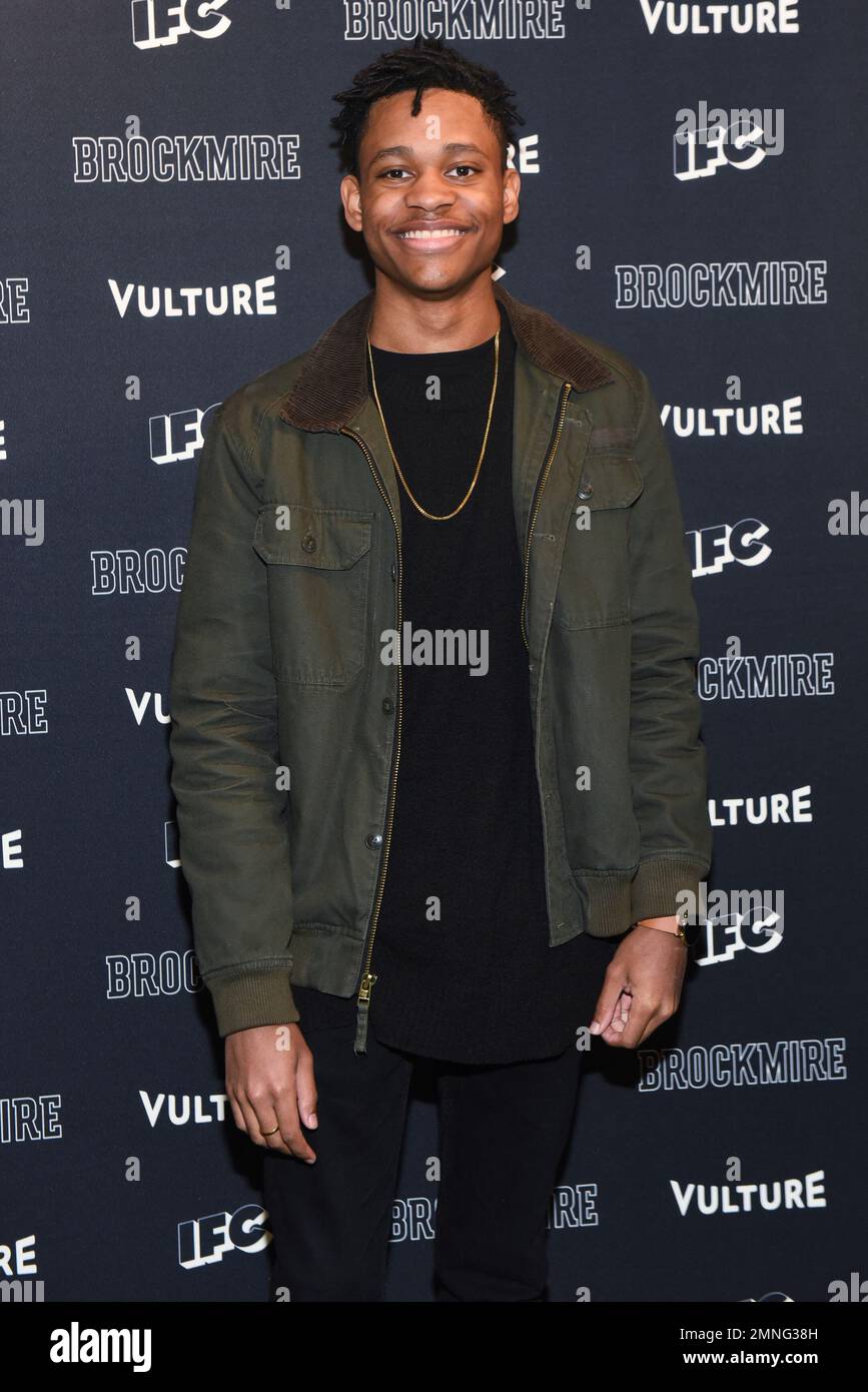 IMAGE DISTRIBUTED FOR IFC - Actor Tyrel Jackson Williams attends the Brockmire Season 2 Premiere ...