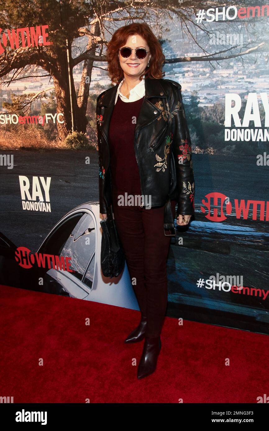 Susan Sarandon attends the premiere of Showtime's "Ray Donovan" season ...