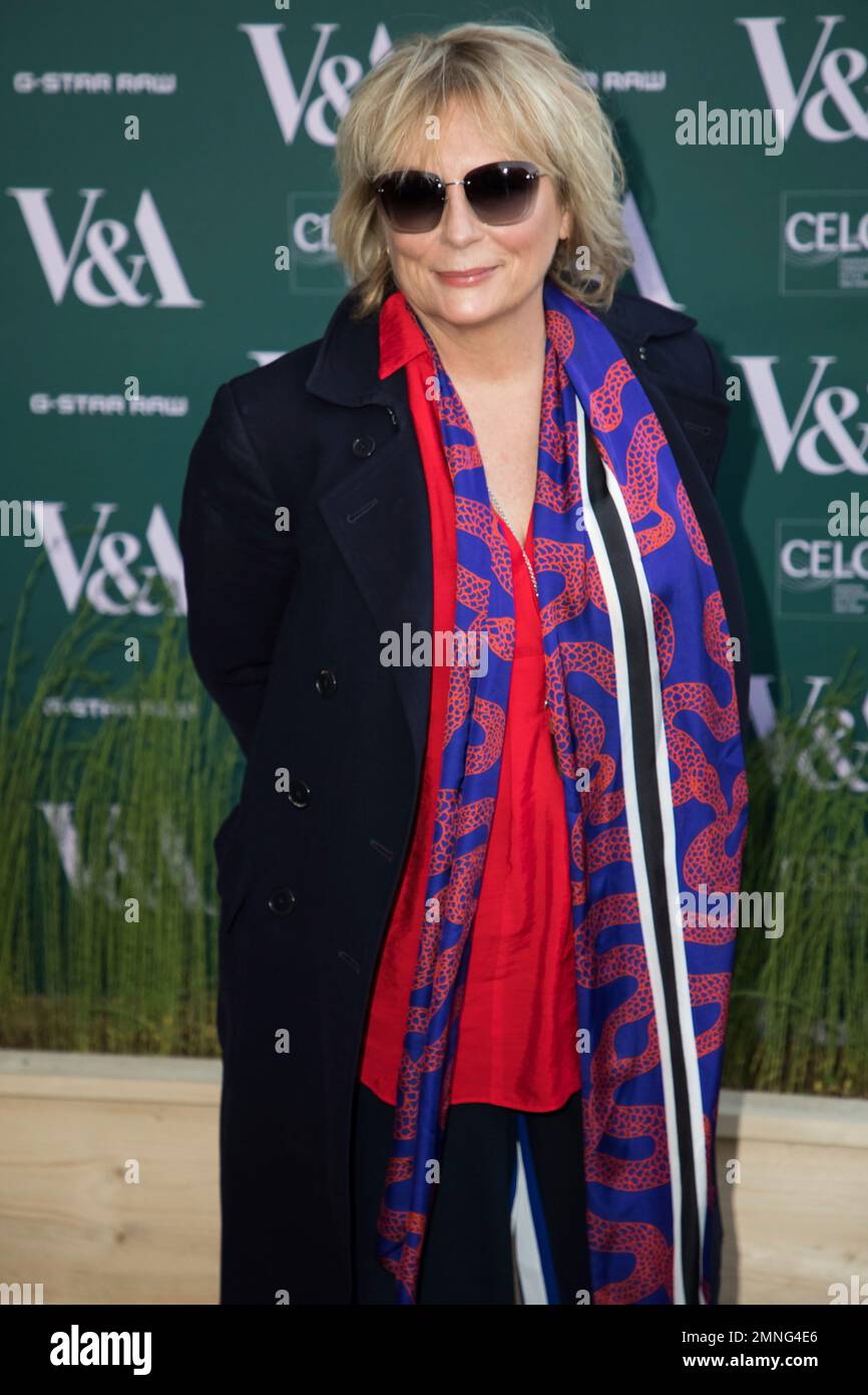 Comedian Jennifer Saunders poses for photographers upon arrival at the ...