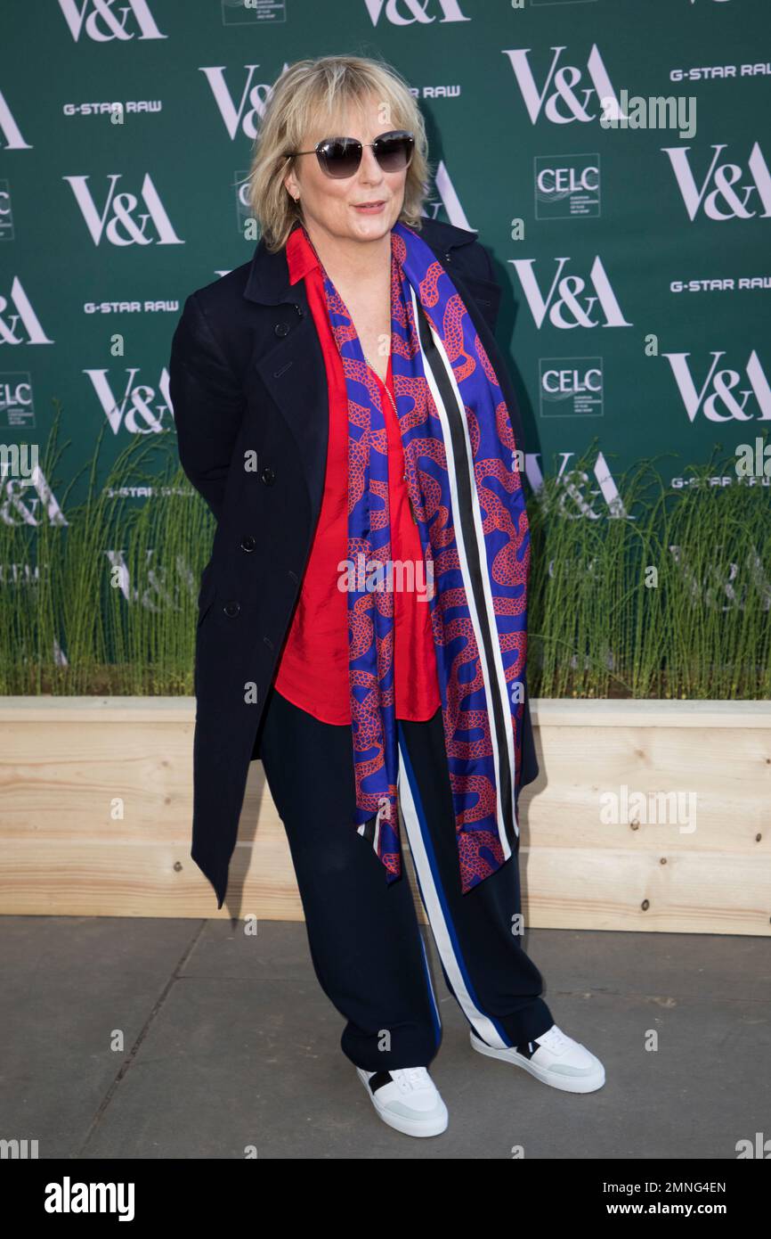 Comedian Jennifer Saunders poses for photographers upon arrival at the ...
