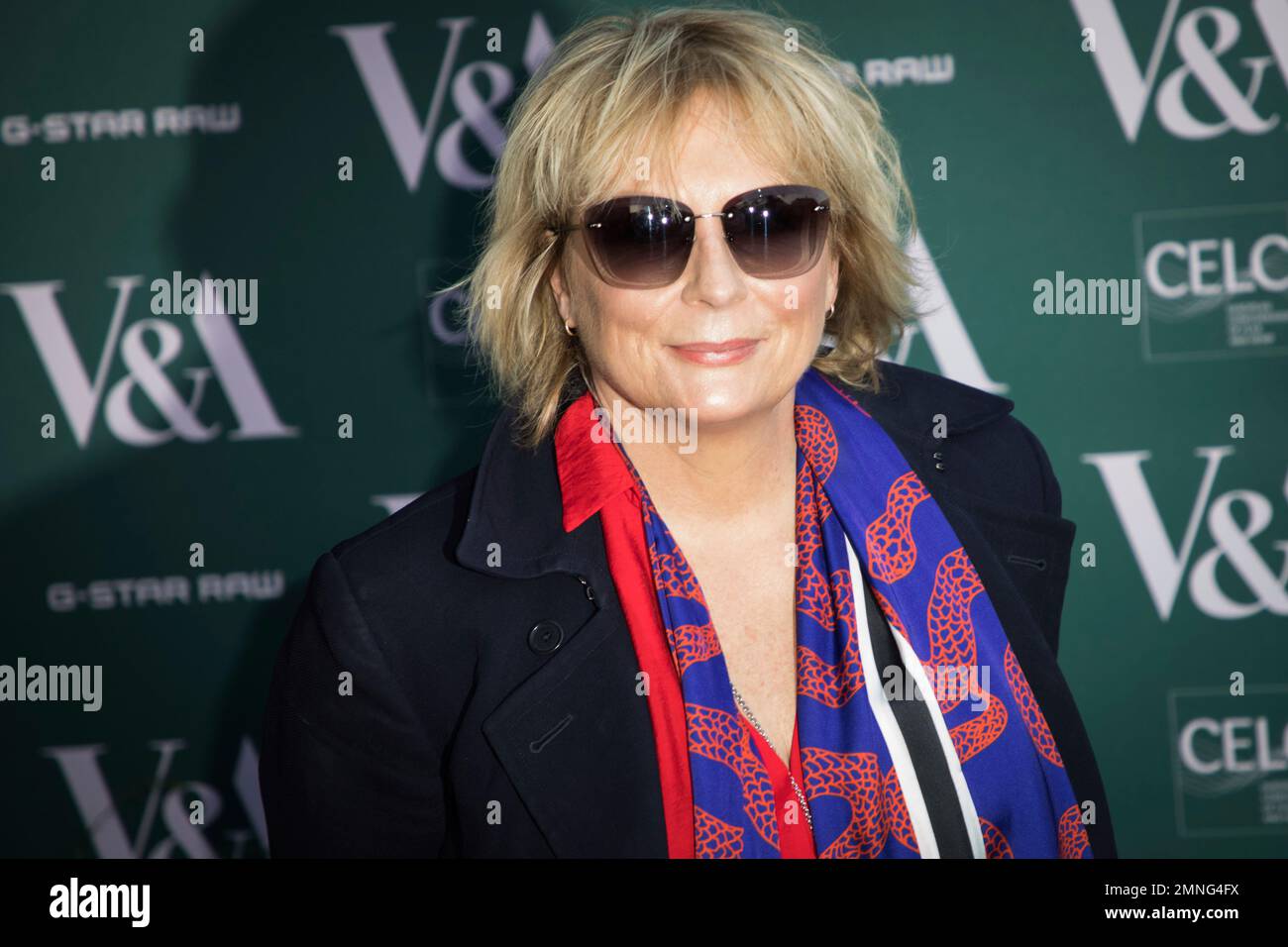 Comedian Jennifer Saunders poses for photographers upon arrival at the ...