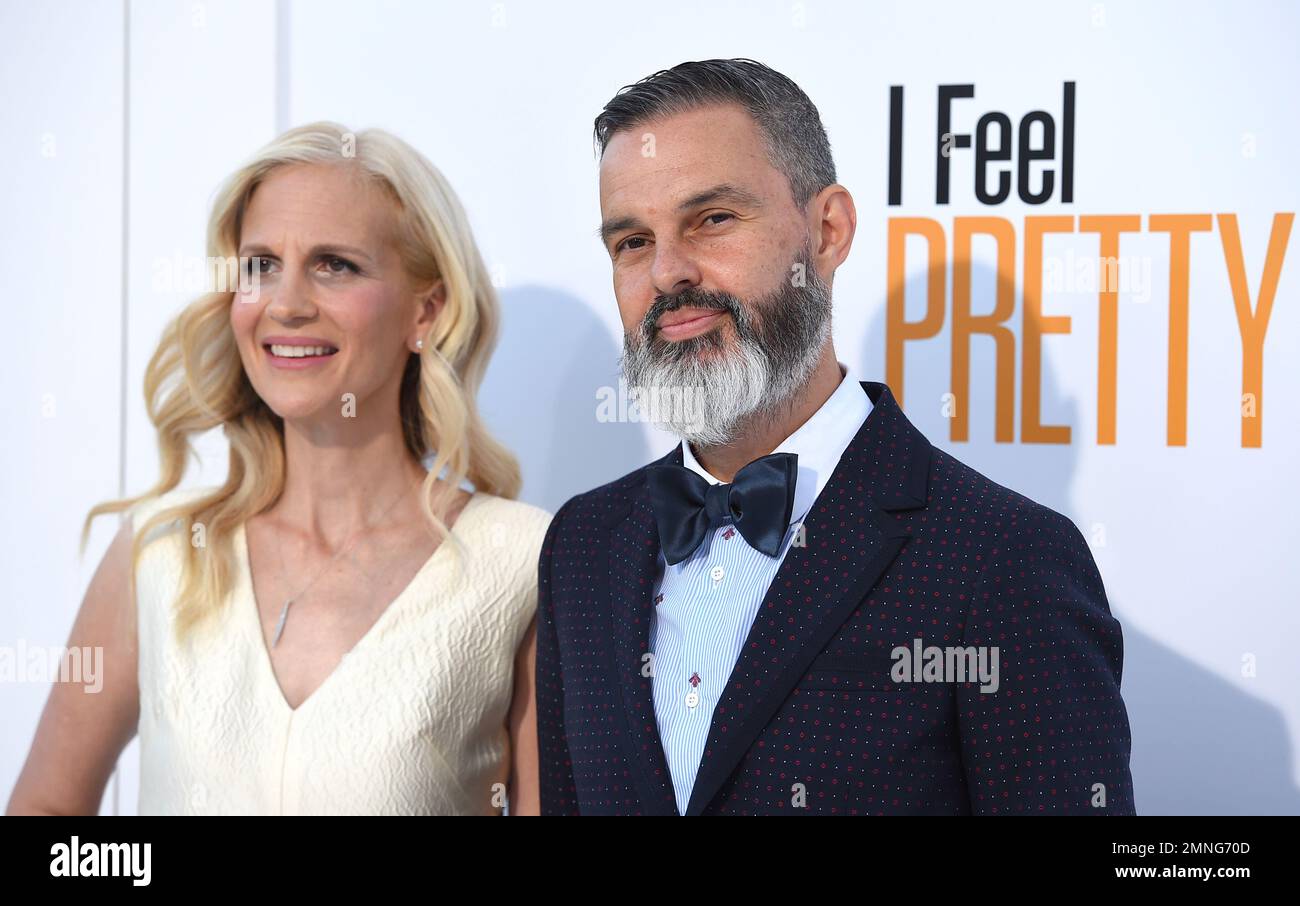 Director/writers Abby Kohn, left, and Marc Silverstein arrive at the ...
