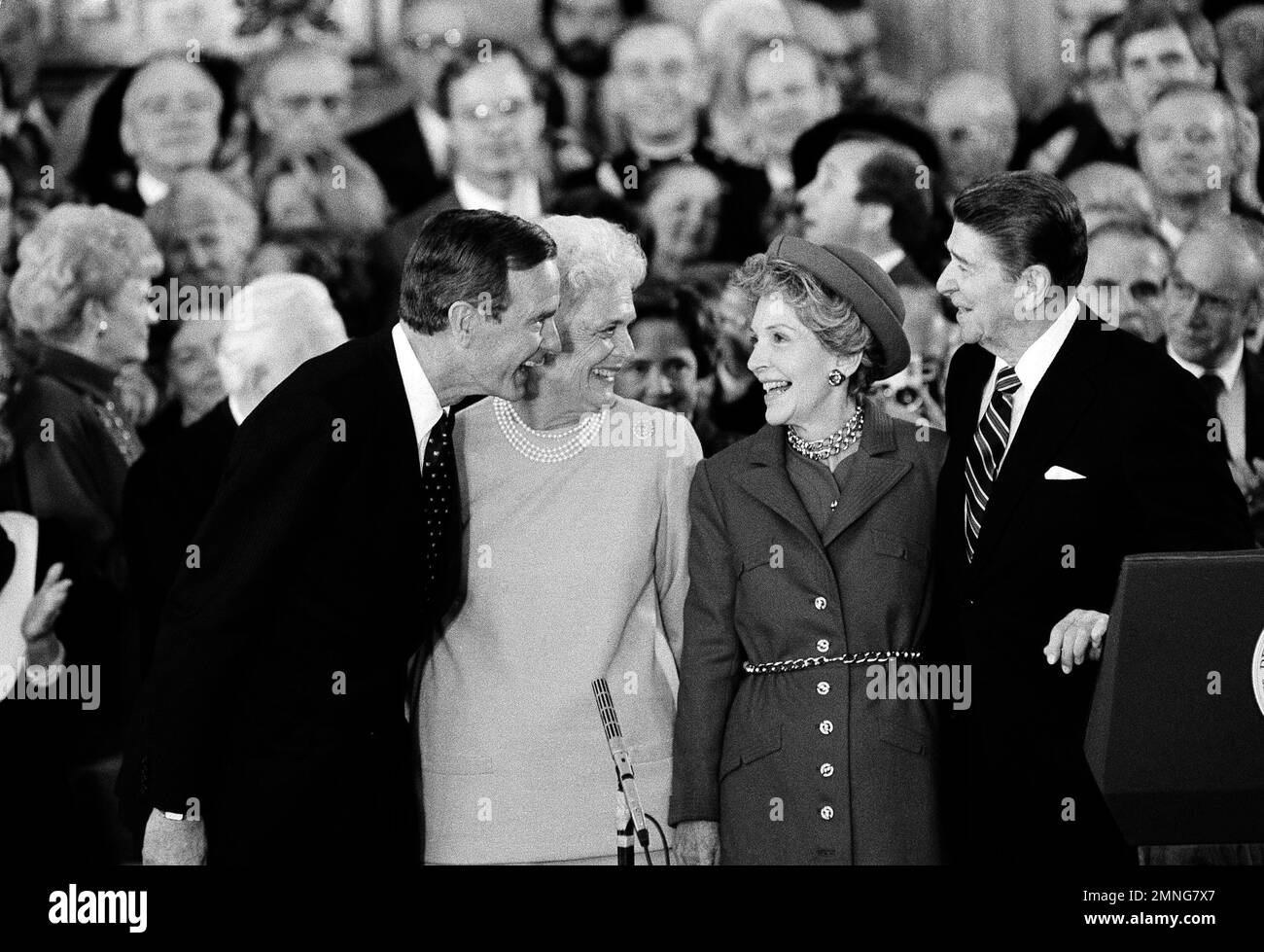 FILE - In this Jan. 21, 1985, file photo, U.S. President Ronald Reagan ...