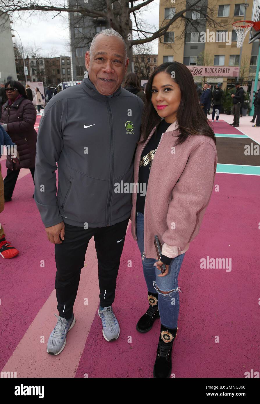 NYC Parks Commissioner Mitchell J. Silver and radio personality Angela ...