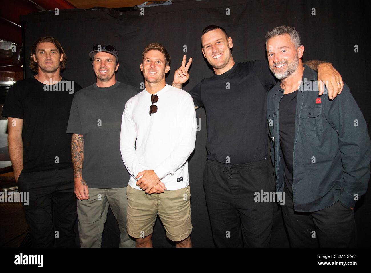 Jia O'Connor, left, Luke Kilpatrick, Ben Gordon, Winston McCall, and ...