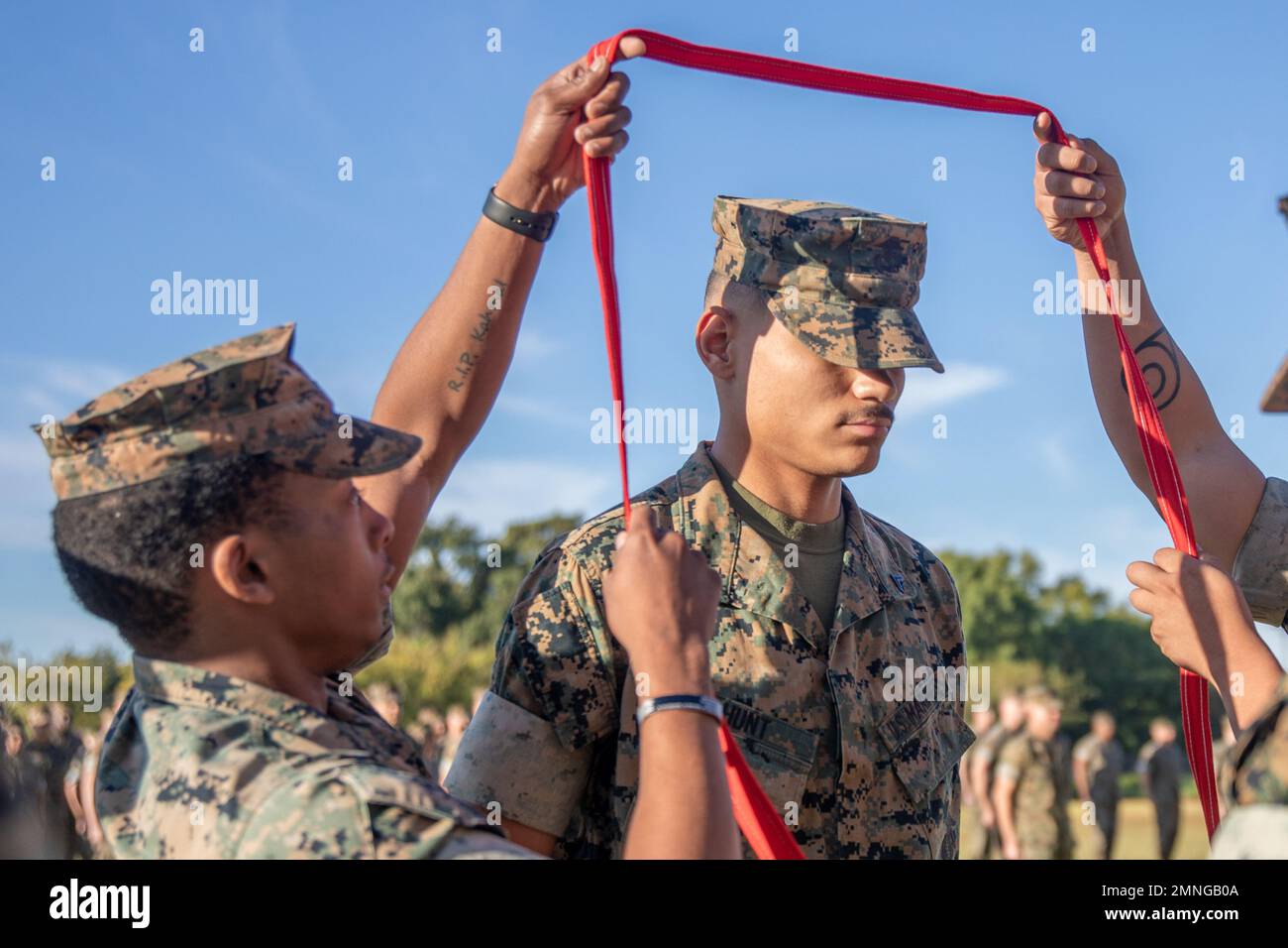 U.S. Marine Cpl. Willie L. Hunt Jr., a personnel clerk with ...