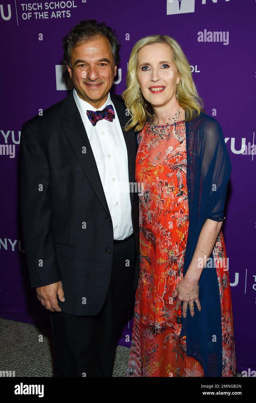 Dean of the NYU Tisch School of the Arts Allyson Green and husband ...