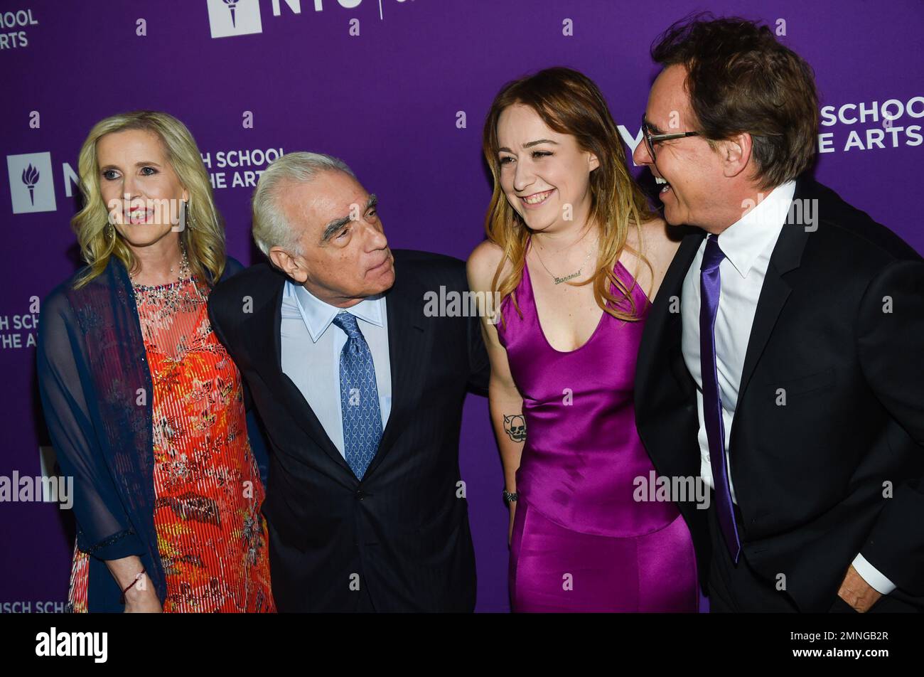 Dean of the NYU Tisch School of the Arts Allyson Green, left, filmmaker ...
